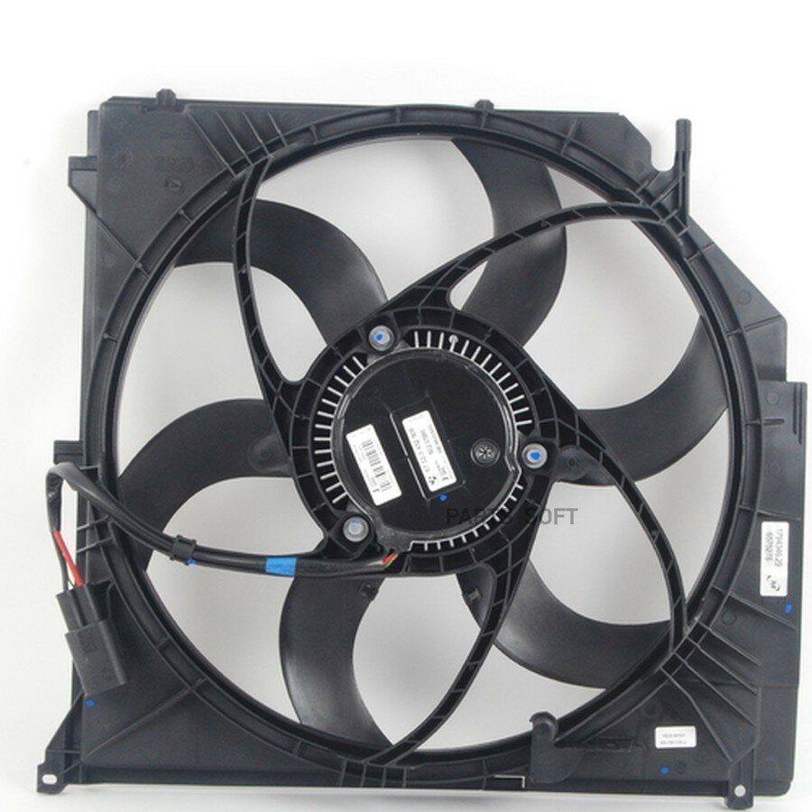 Кожух вентилятора с вентилятором от официального дистрибьютора, BMW, артикул 17113452509