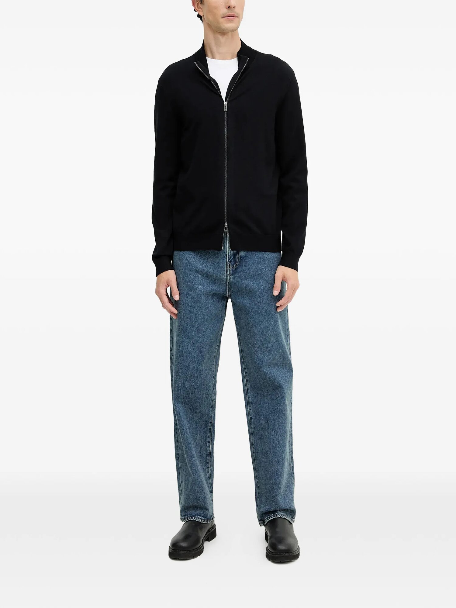 Кардиган Armani Exchange, размер 2XL, blue — фото 1