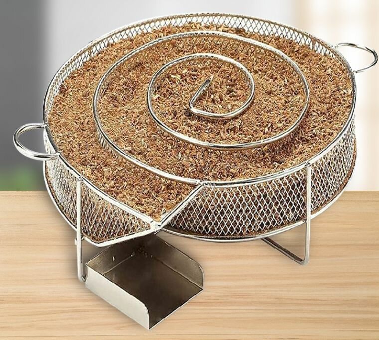 Лабиринтный дымогенератор для холодного копчения УлиткаANYIJMO, 1 штука