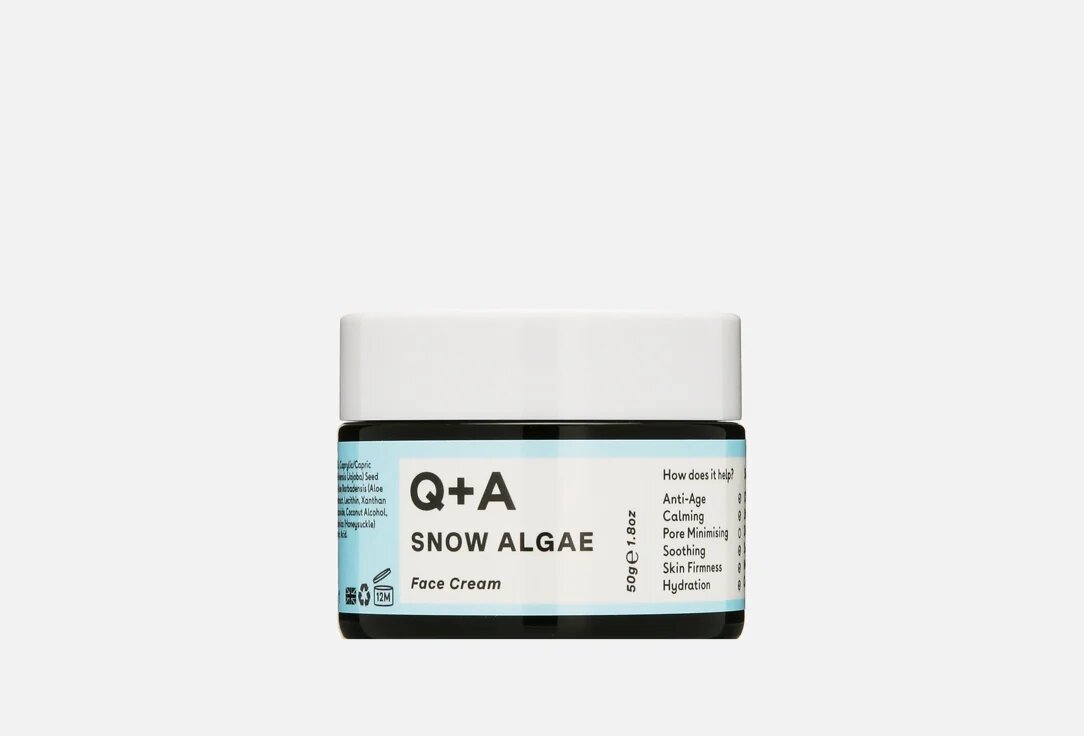 Увлажняющий крем для лица Q+A Snow Algae Q+A Q+A Snow Algae Intensive Face Cream, 50 мл