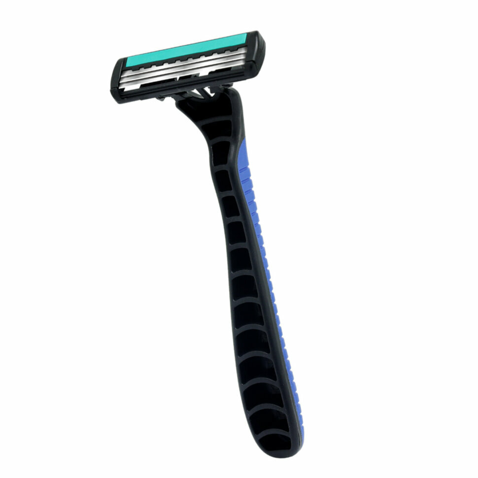 Бритвенные станки одноразовые, 3 лезвия, увлажняющая полоска, плавающая головка, 5 шт, синий, X-ONE (ИКС-УАН), 700036, 700036