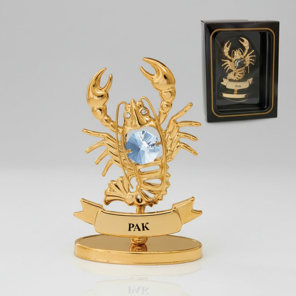 Фигурка Знак Зодиака - Рак A2100504 Crystal Temptations, Металл, кристалл
