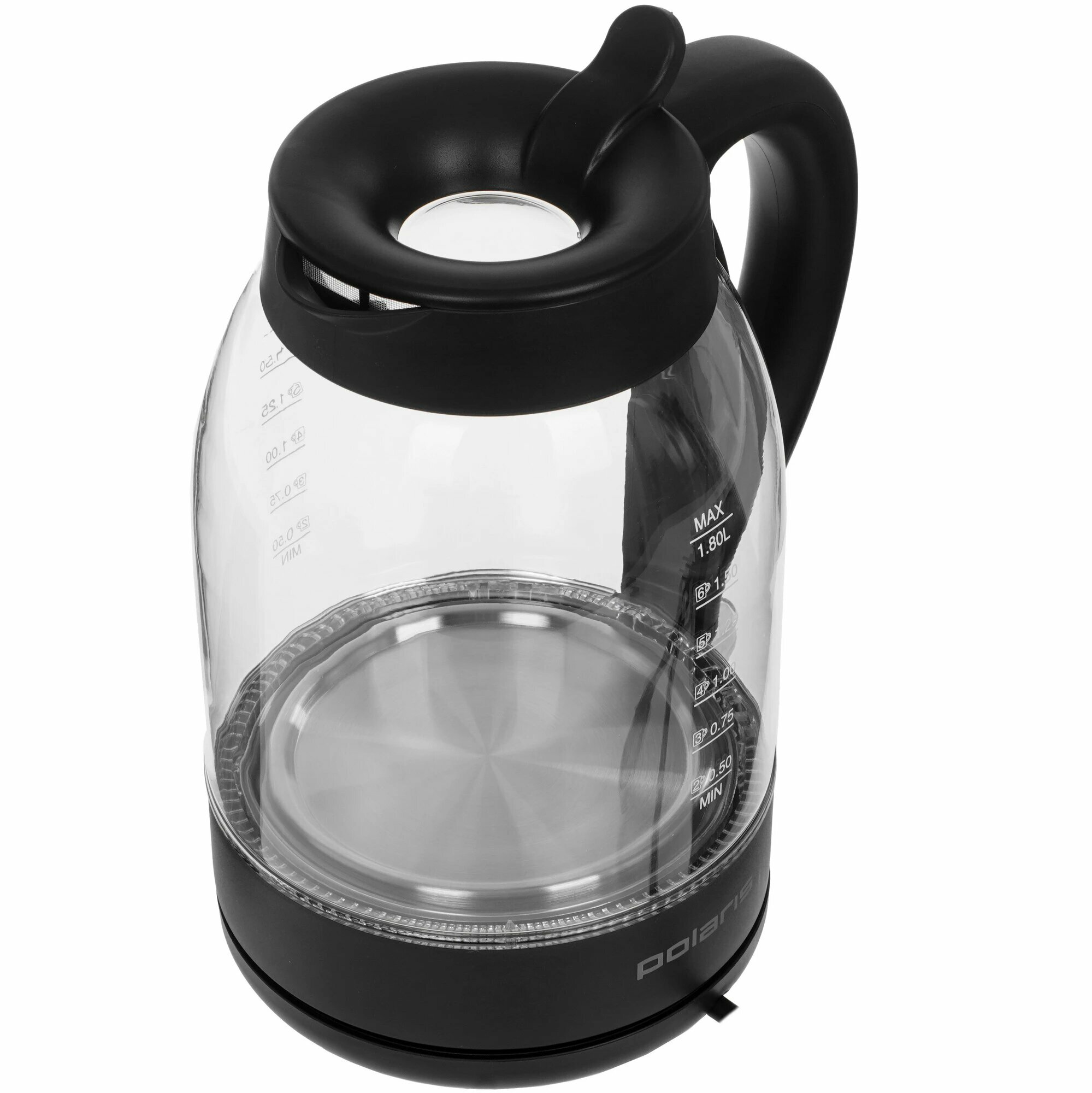 Электрочайник Polaris Water Way Pro PWK 1797CGL, 1,7 л, функция Water Way, индикатор уровня воды