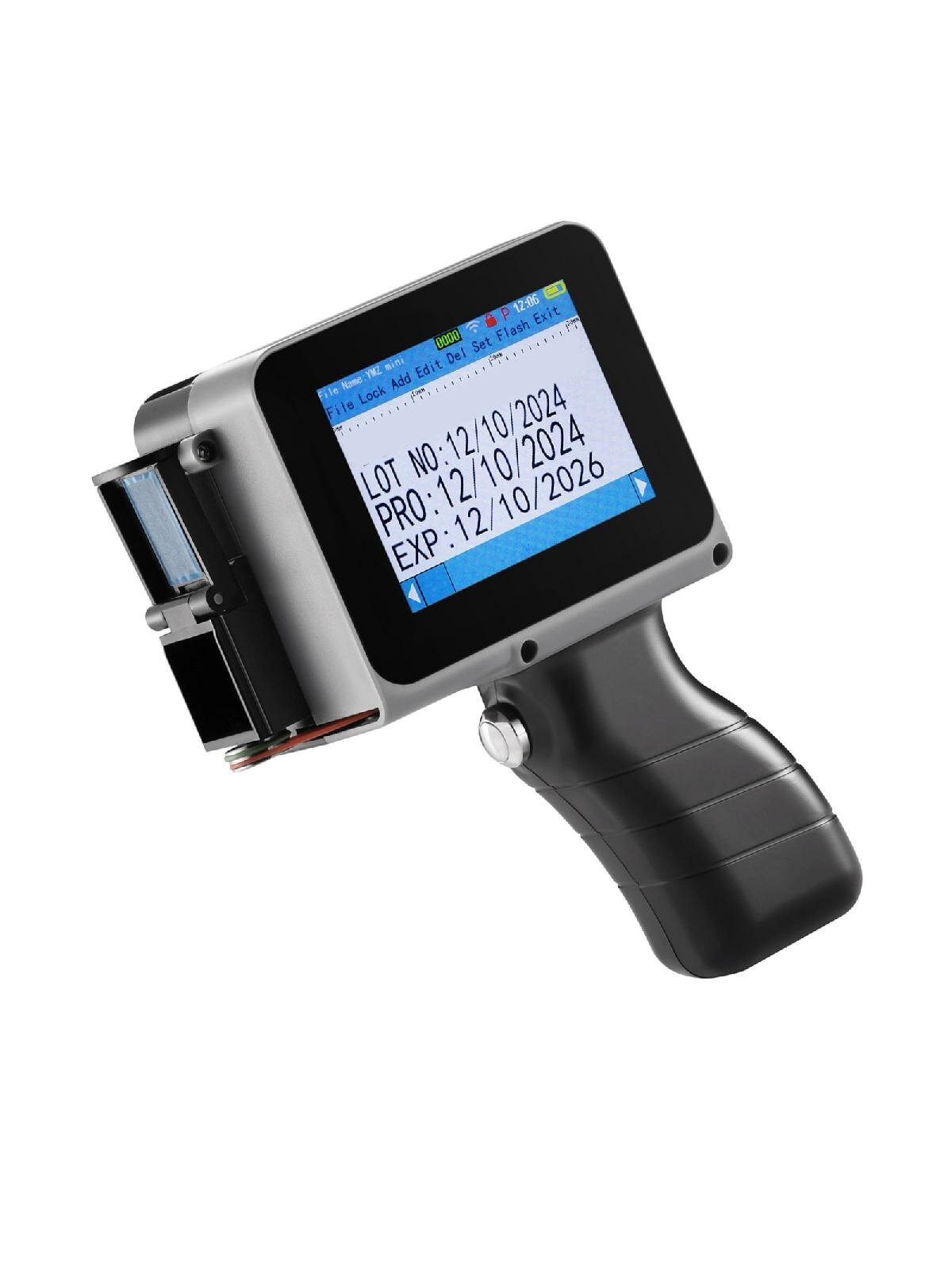 Маленькие мини-ручные банки, вогнуто-выпуклый принтер для расфасовки хлеба в пакеты, струйный принтер