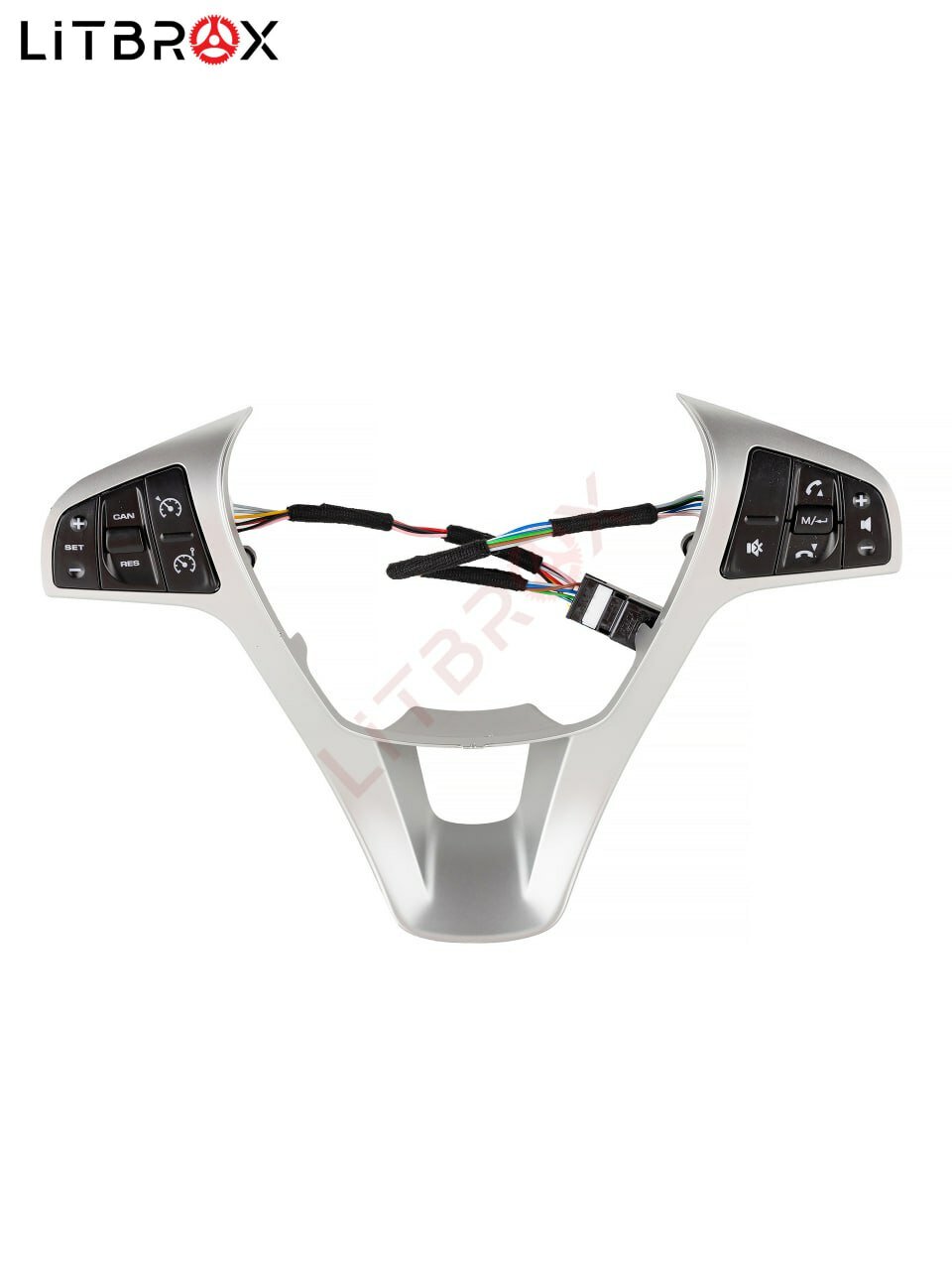 Вставка мультируля (Серебристая) ВАЗ LADA Vesta, XRay, Largus FL / 30150157