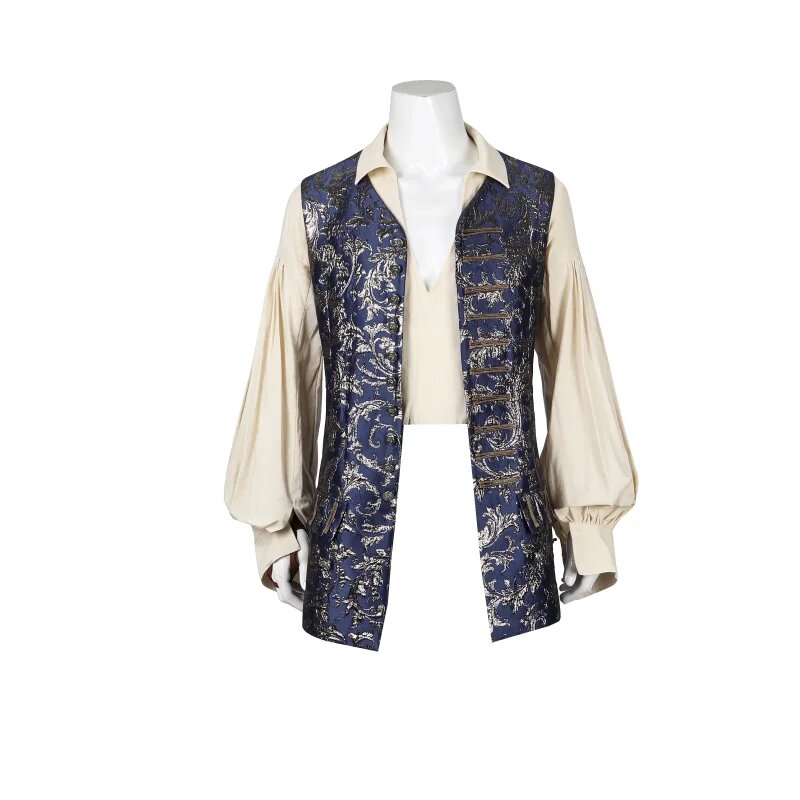 Мужской костюм Джека из полиэстера XXL, Vest and shirt
