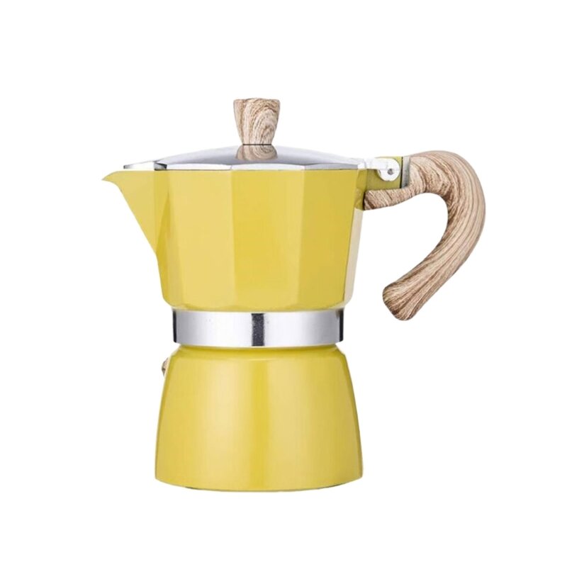 Итальянский алюминиевый кофейник для мокко-3 чашки по 150 мл