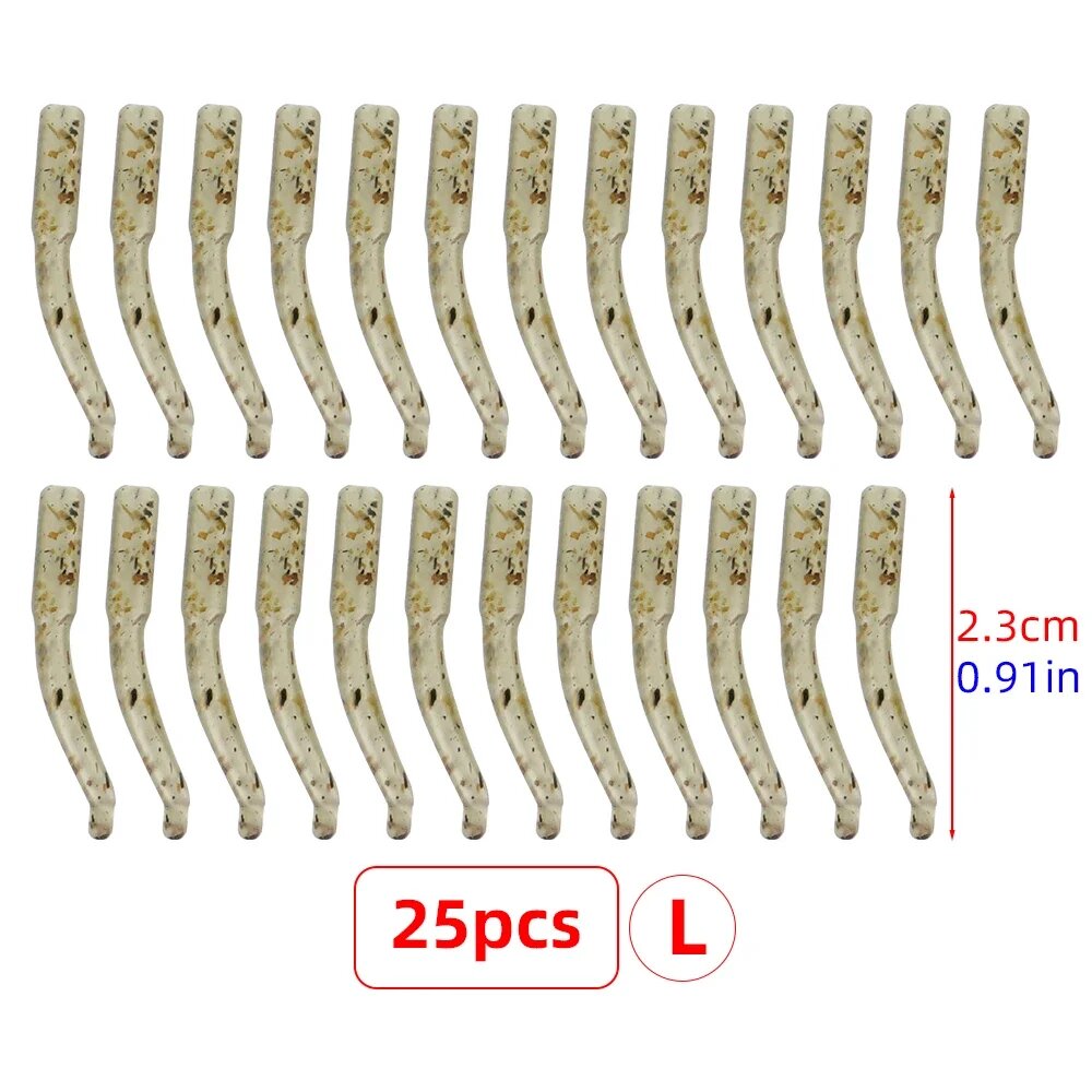 Рукава для крючков карповые HIRISI 25pcs L
