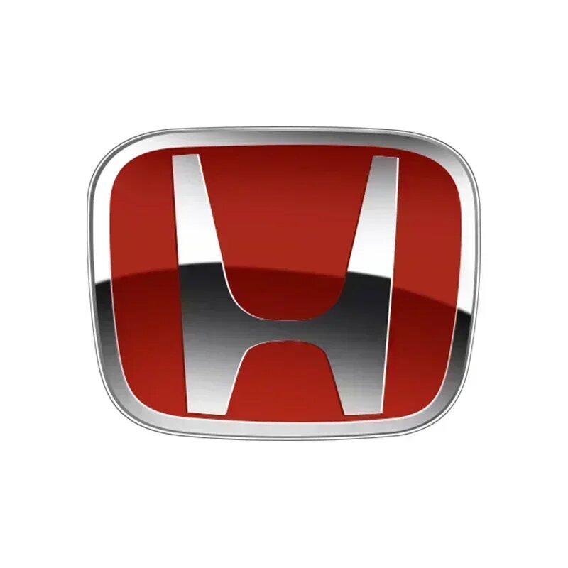 Логотип Honda Red Silver для решетки Accord Civic Type-R CRV 103mmX84mm--H11