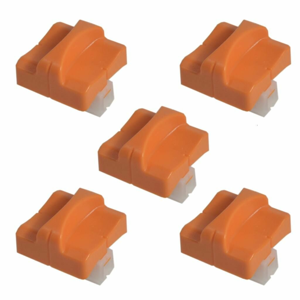 Заменяемые лезвия для резака для бумаги, 5 шт, Желтый