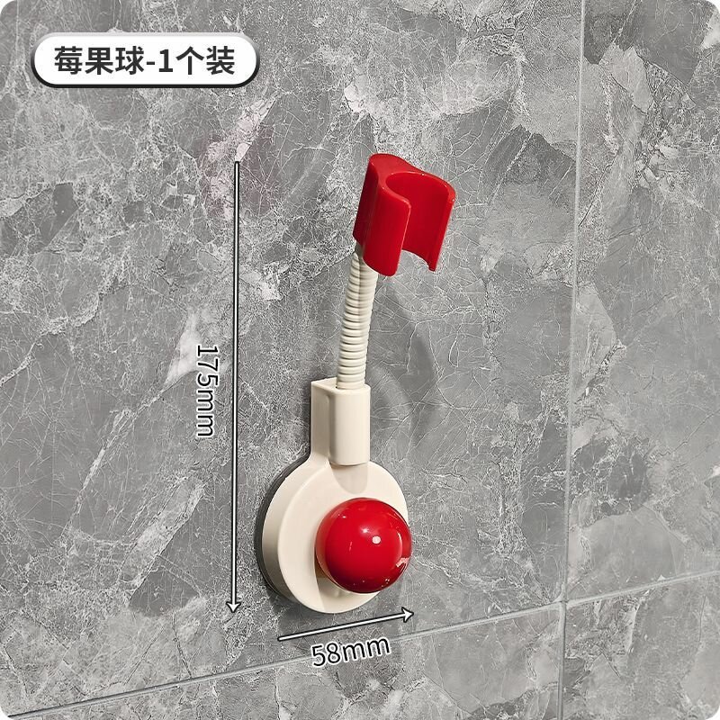 Держатель для душа на присоске для домашней ванной комнаты, крепление для душевой лейки без сверления, регулируемое и съемное, подходит для детей.