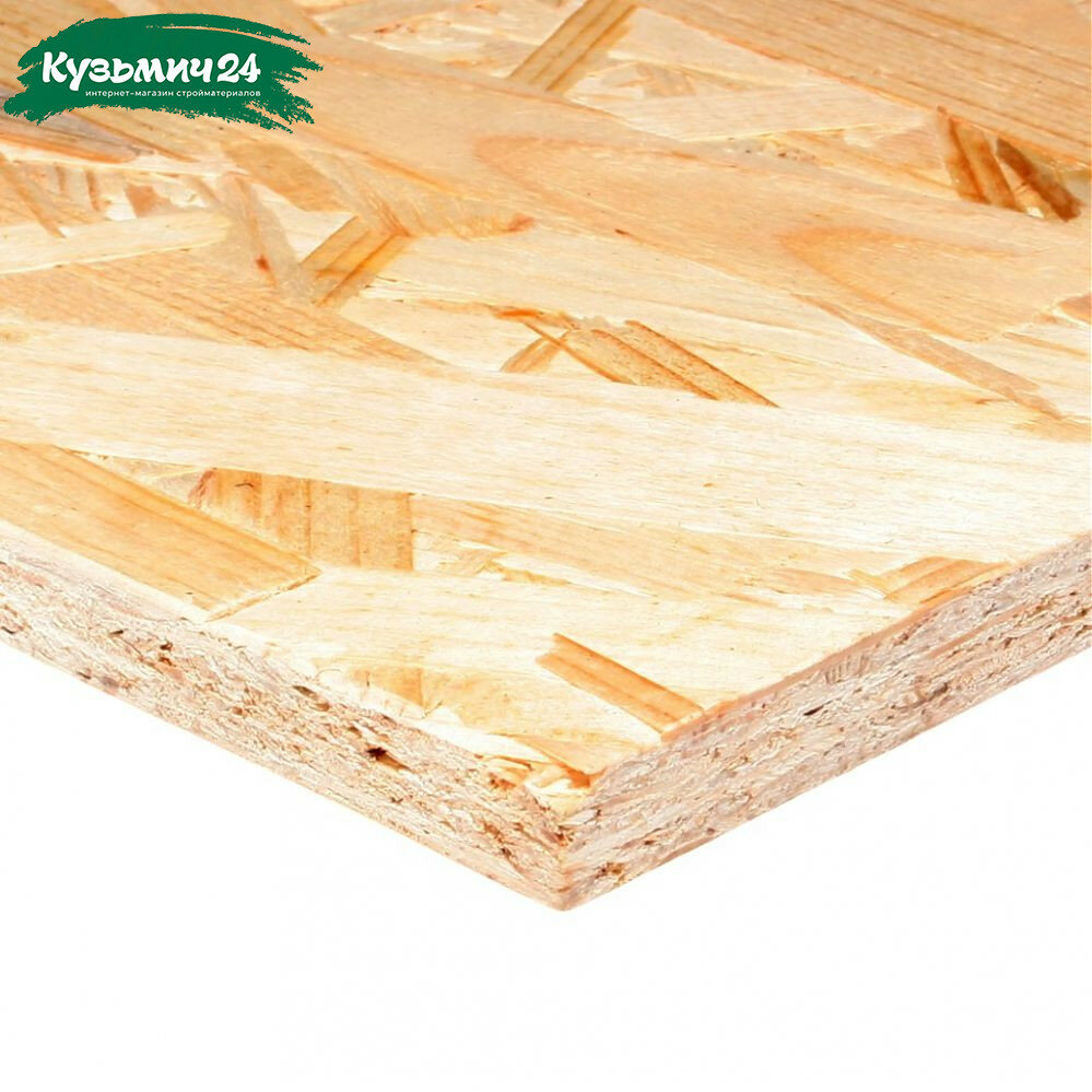 Плита OSB-3 Ultralam 15x1250x2500 мм, влагостойкая, шлифованная, для кровли, пола, внутренних отделочных работ, 1 шт.