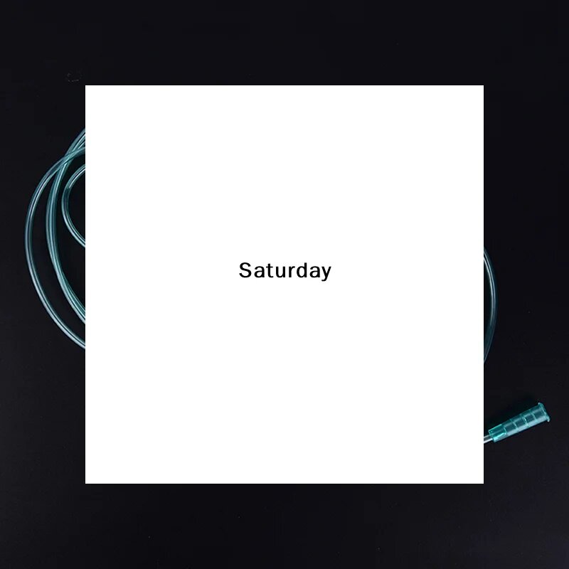 Одноразовые мягкие назальные канюли YOVIP 1,5 м светло-зелёного цвета