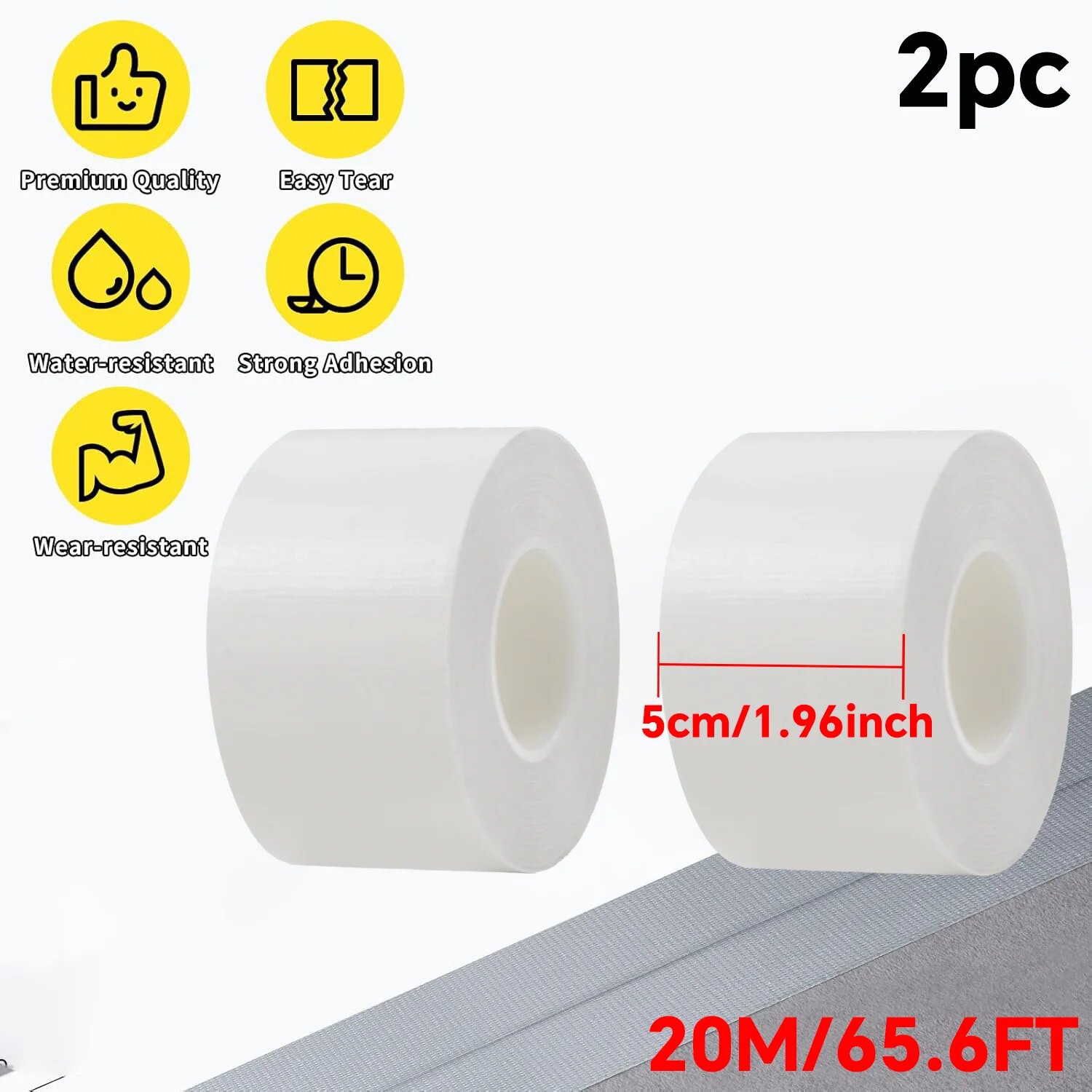 Водонепроницаемая Высокотемпературная Алюминиевая Фольгированная Бутиловая Лента Для Герметизации Трещин В Стенах, Бассейнах