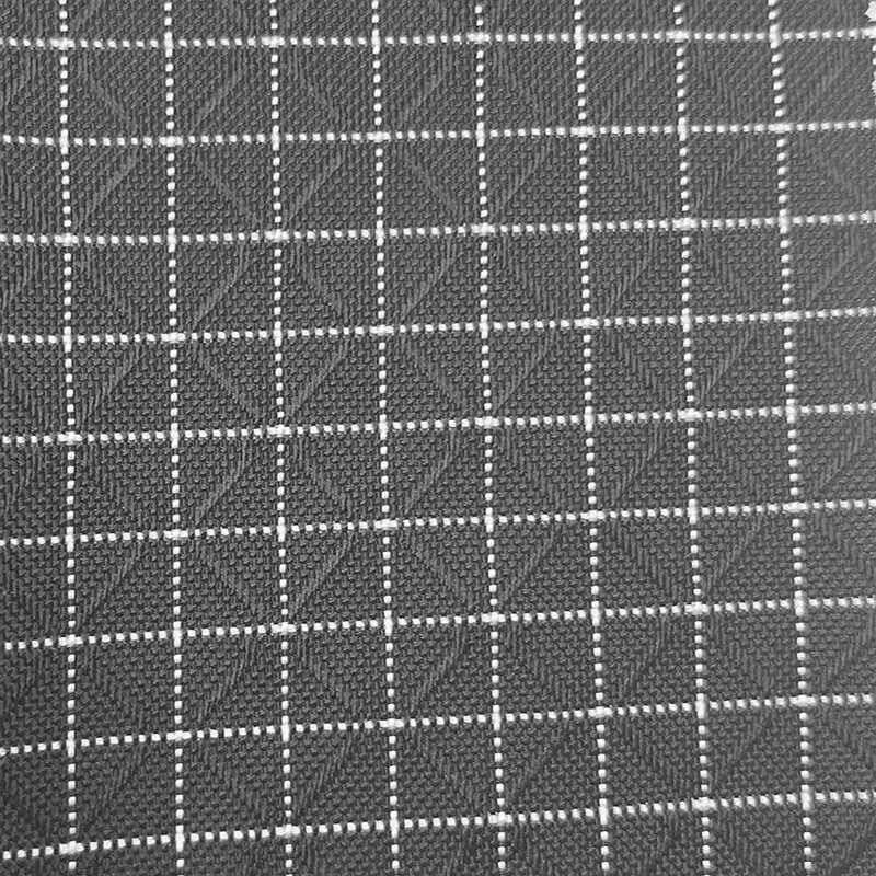 Водонепроницаемая нейлоновая клетчатая ткань Gridstop 90x150 см Серый, Dark Gray