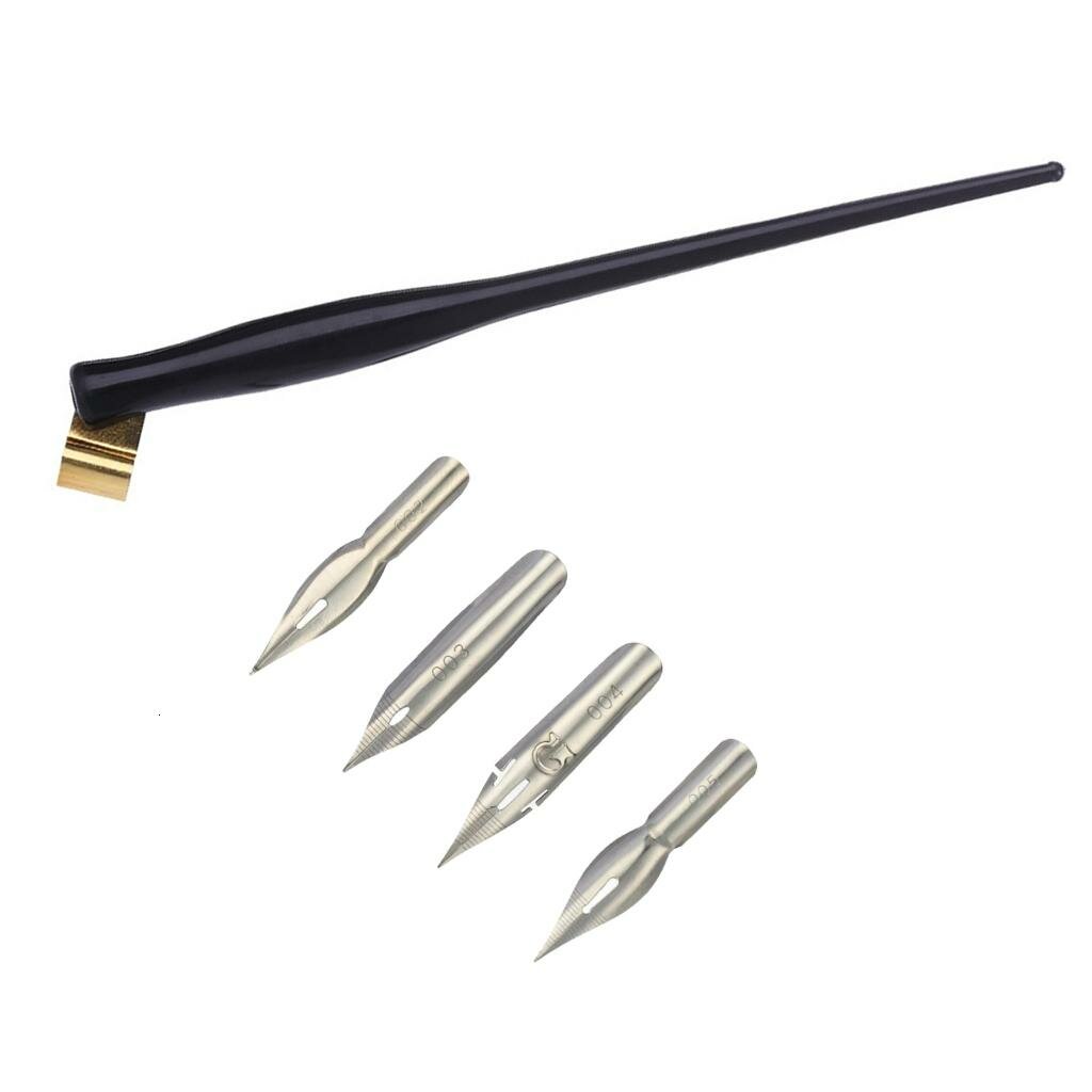 Косой держатель для перьевого пера, Золото