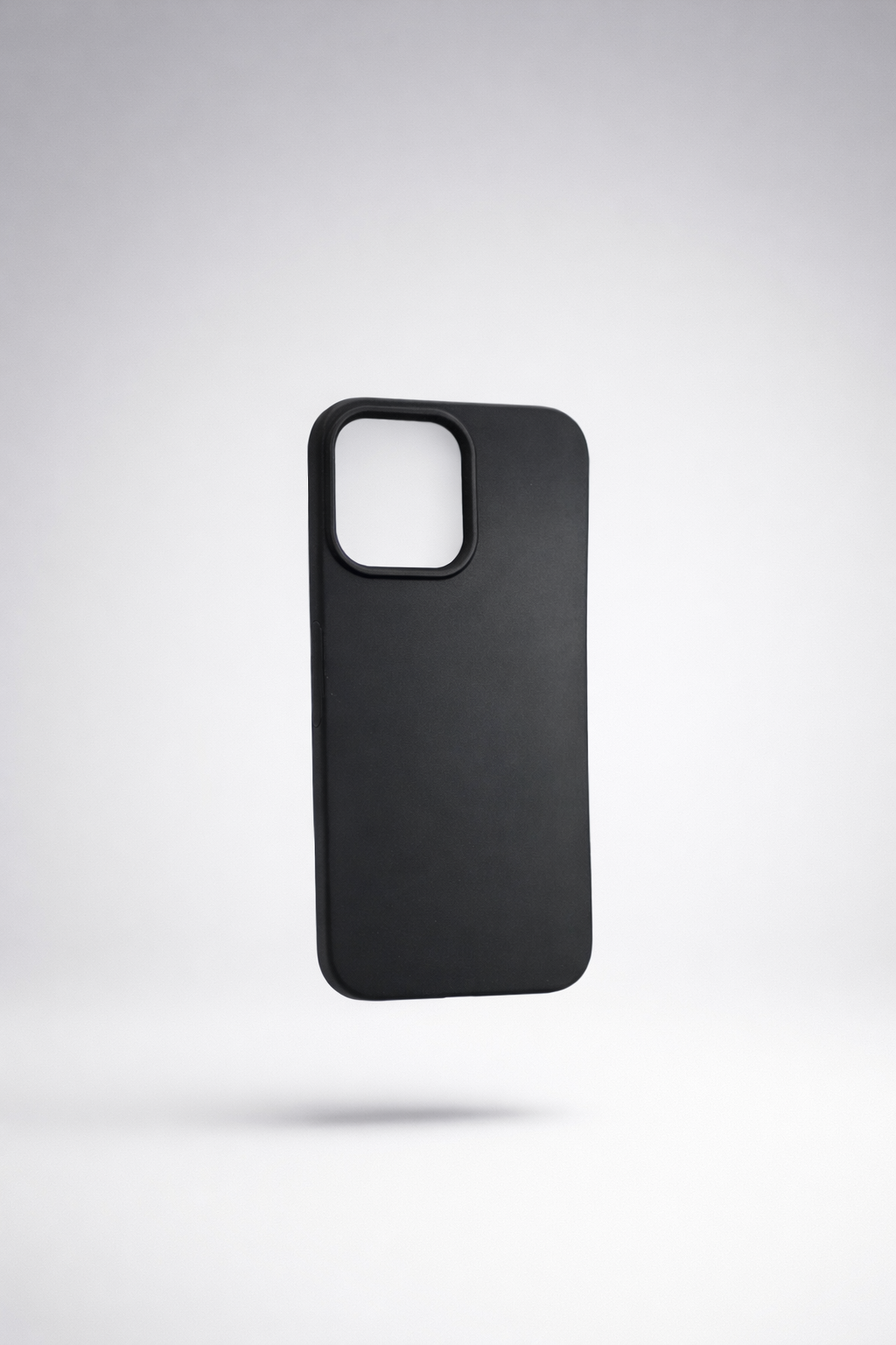 Чехол для iPhone 15, силикон, soft touch, матовый, мягкий, черный