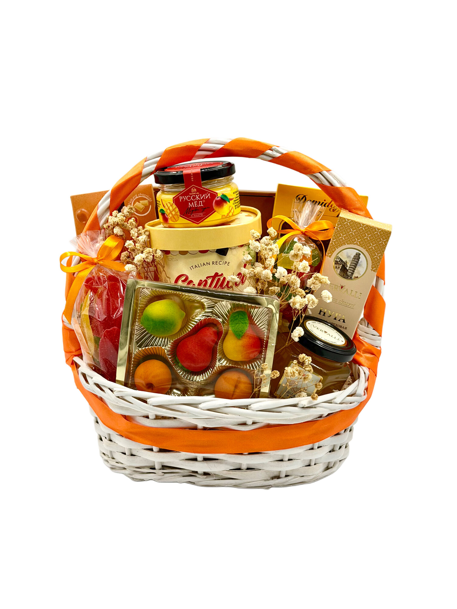 Подарочная корзина Камелия "Хорошее настроение", 28x20x35 см