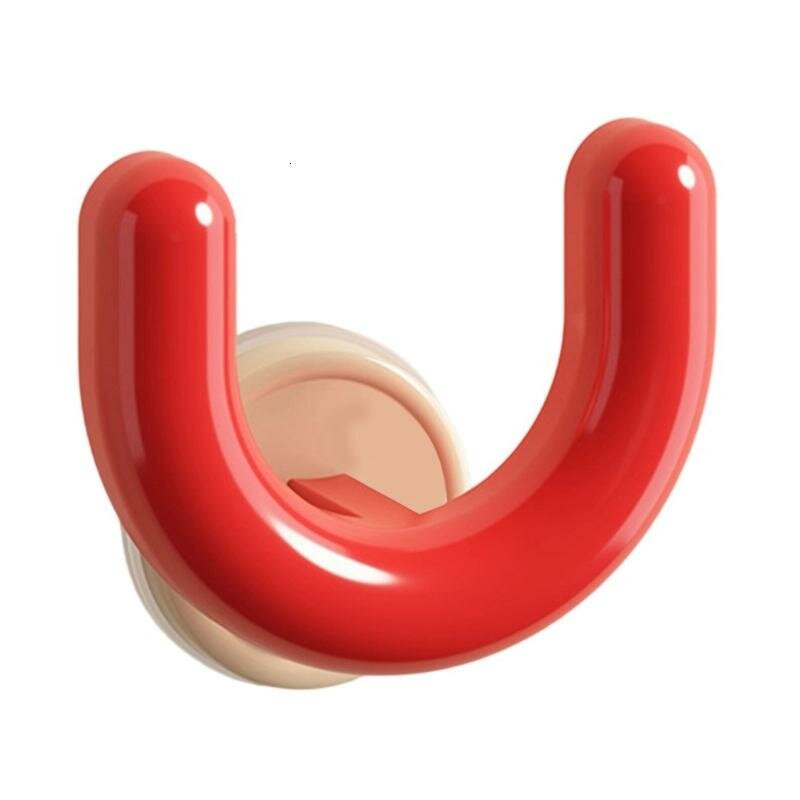 Универсальная U-образная полка для тапочек, красный