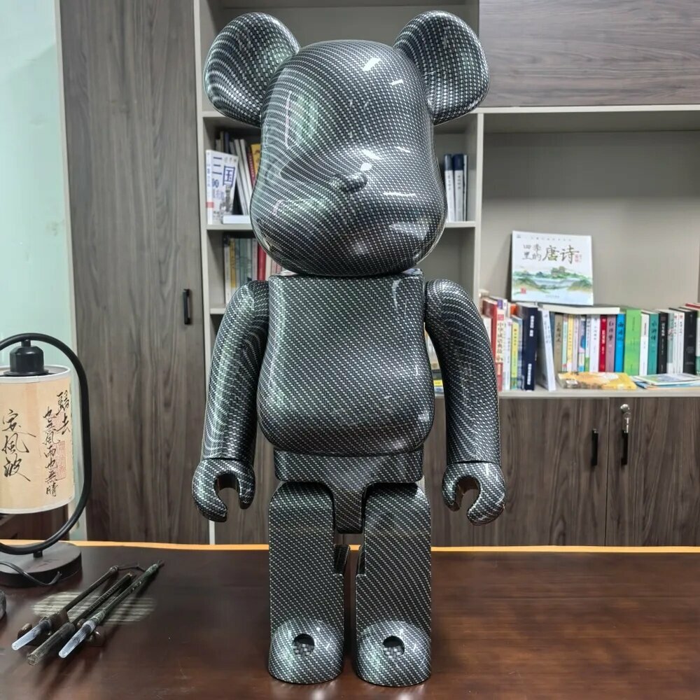 Игрушечная Статуя Медведя Bearbrick 70cm-углеродное волокно
