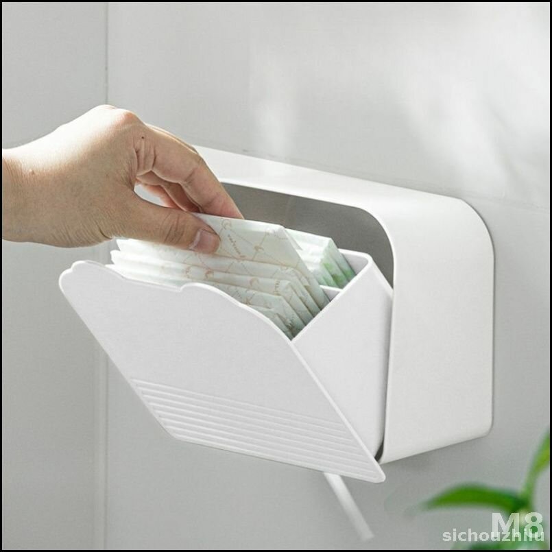 Эксклюзивный настенный контейнер 15x9x15 см для утилизации гигиенических прокладок и тампонов
