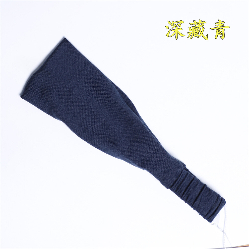 Повязка на голову из мериносовой шерсти для женщин, спортивная повязка, впитывающая пот, для бега на открытом воздухе, узкая повязка для йоги и походов, устойчивая к поту H12