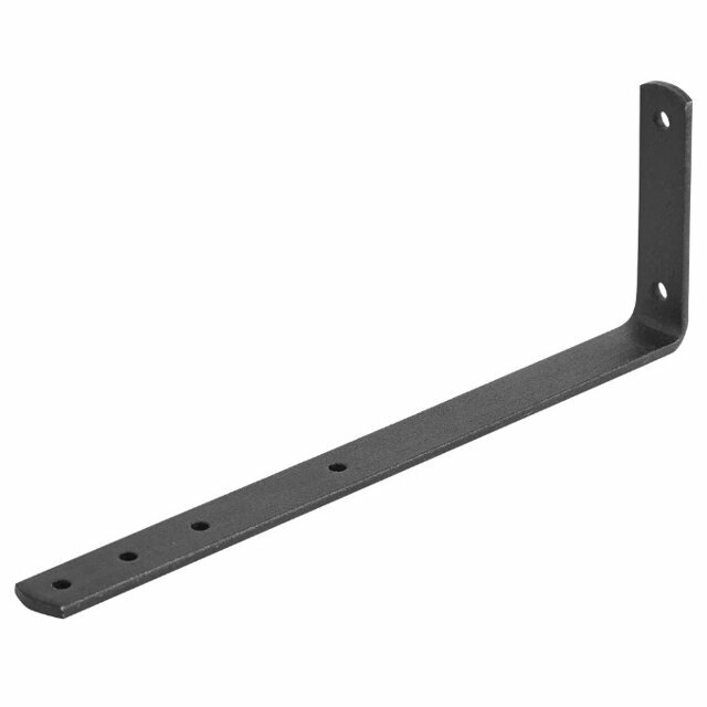 Уголок бытовой PROSMITH, 80х240х20х4 мм, сталь, черный