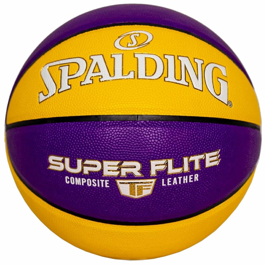Spalding Super Flite Баскетбольный мяч Размер 7, Decathlon, Цвет: Желтый, Размер: 7