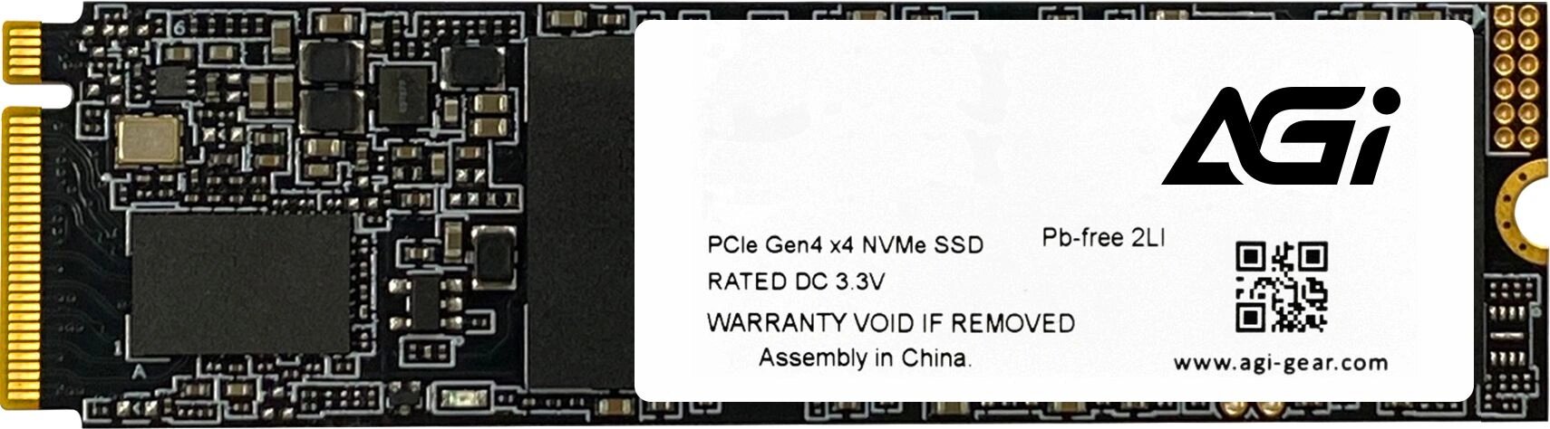 Накопитель SSD AGi PCIe 4.0 x 1TB AGI1T0G43AI818 AI818 M.2 2280