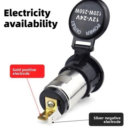 Универсальная розетка для автомобильного прикуривателя 12 В для мотоциклов, лодок, Electricity