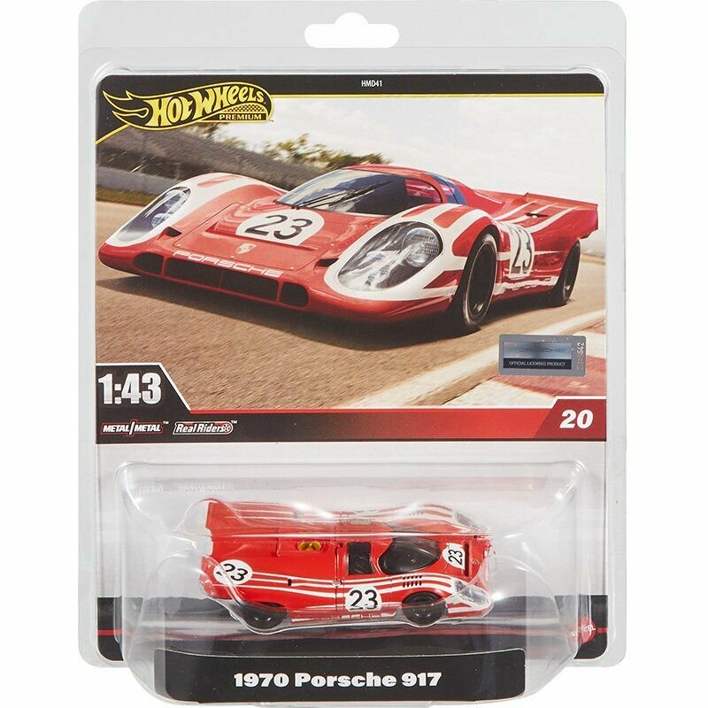 Hot Wheels 1:43, литой автомобиль, культурная серия(1970 PORSCHE 917)