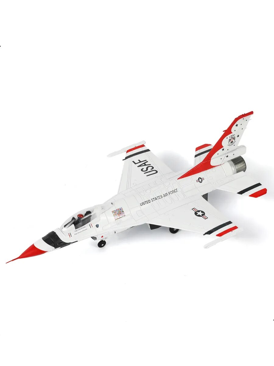 Модель самолета F-16C Thunderbird 1/72 металл истребитель