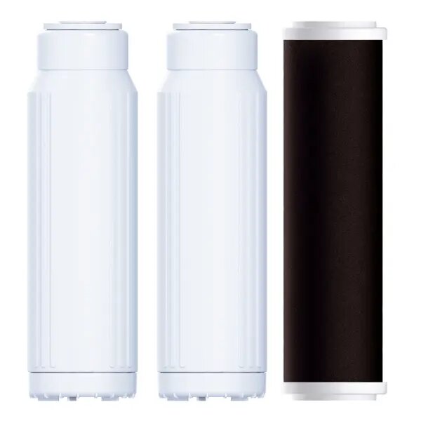 Комплект картриджей Барьер Профи Жесткость Х2 для жесткой воды, двойной ресурс умягчения 3 ступени формат SL10