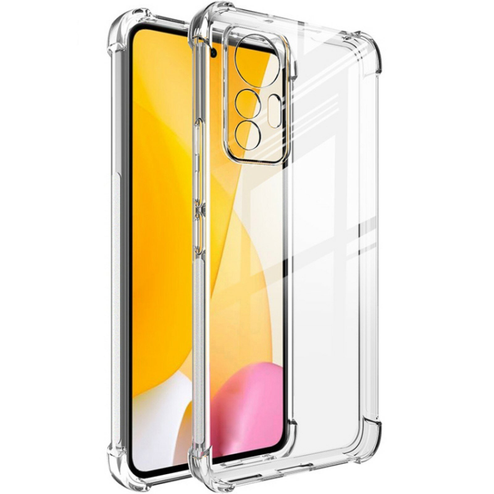 Противоударный чехол-бампер MyPads Tocco для Xiaomi 12 Lite прозрачный