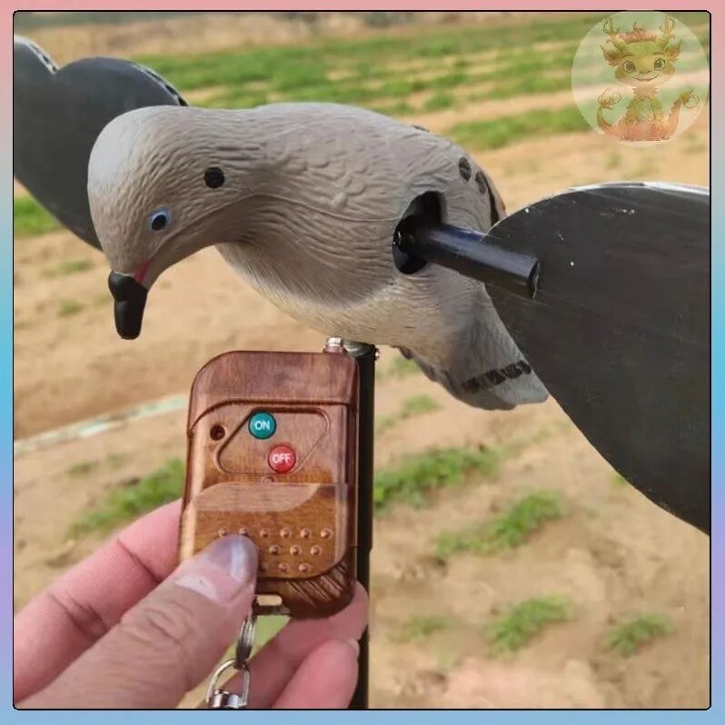 Чучело приманка для голубя с дистанционным управлением реалистичного вида имитация голубя для охоты на открытом воздухе