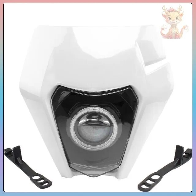 Фара для мотоцикла эндуро KTM EXC SXF MX фара для мотоцикла эндуро, ABS пластик, белый цвет