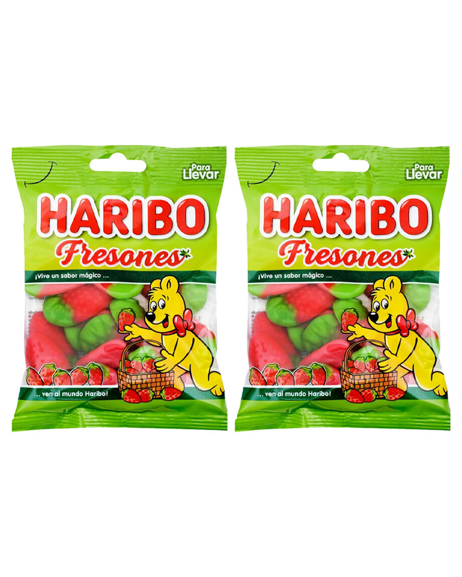 Жевательный мармелад Haribo Fresones клубника, 100г х 2шт