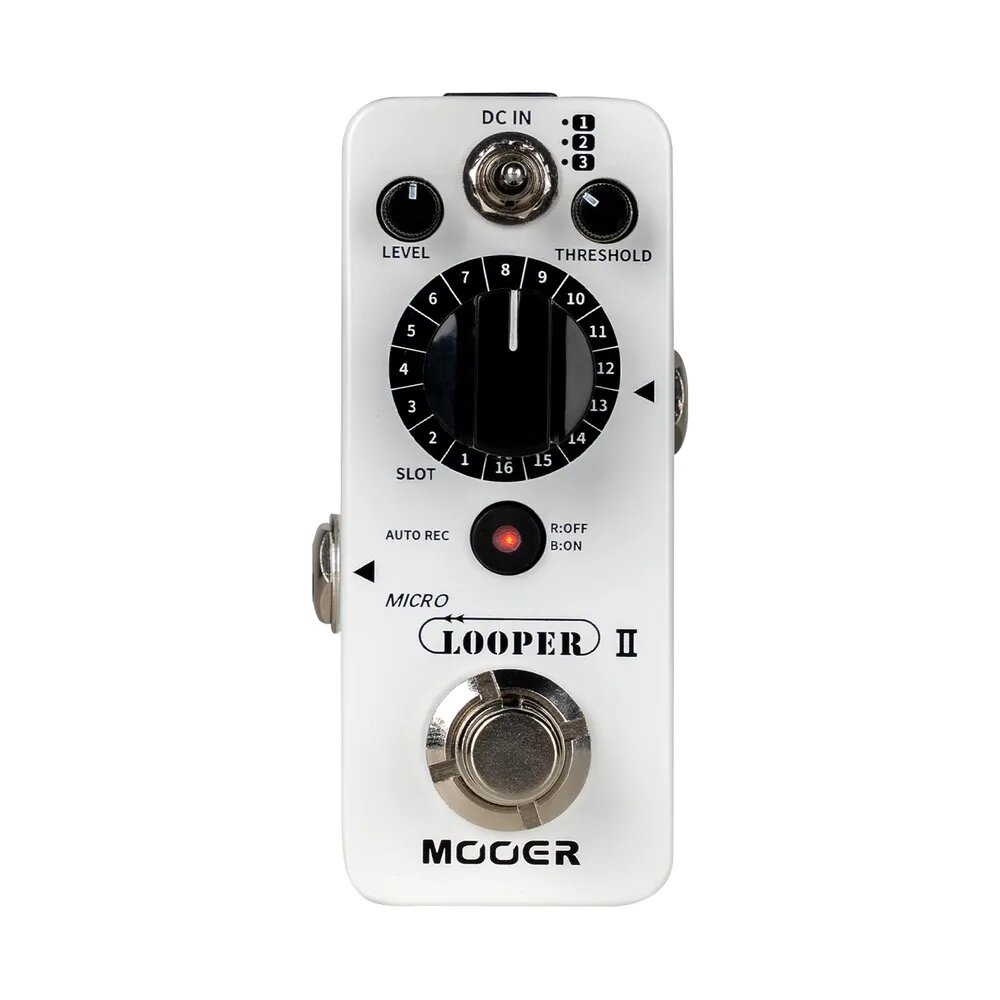 MOOER Micro Looper II Процессор эффектов для гитары 16 слотов металл — фото 1