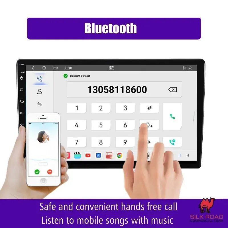 Мультимедийный центр для автомобиля с DSP и DSD декодером, Bluetooth, OBD-II и подключением парктроника — фото 1