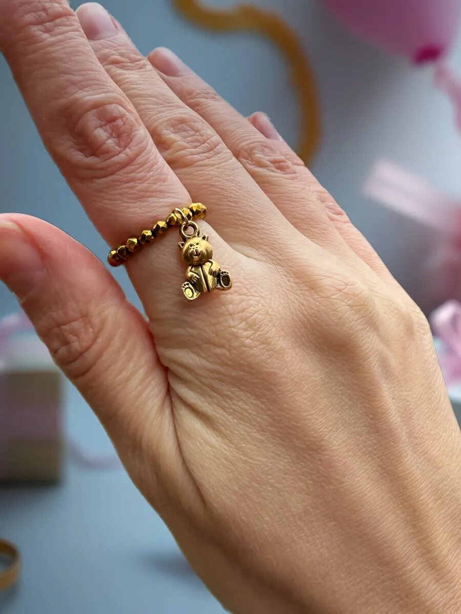 Кольцо, гематит