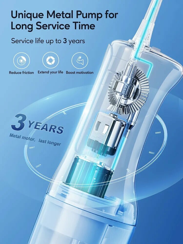 Электрический Ирригатор Coslus, Умная Флоссер, Для Взрослых, Съемный Бак, 350Мл, 1Пакет