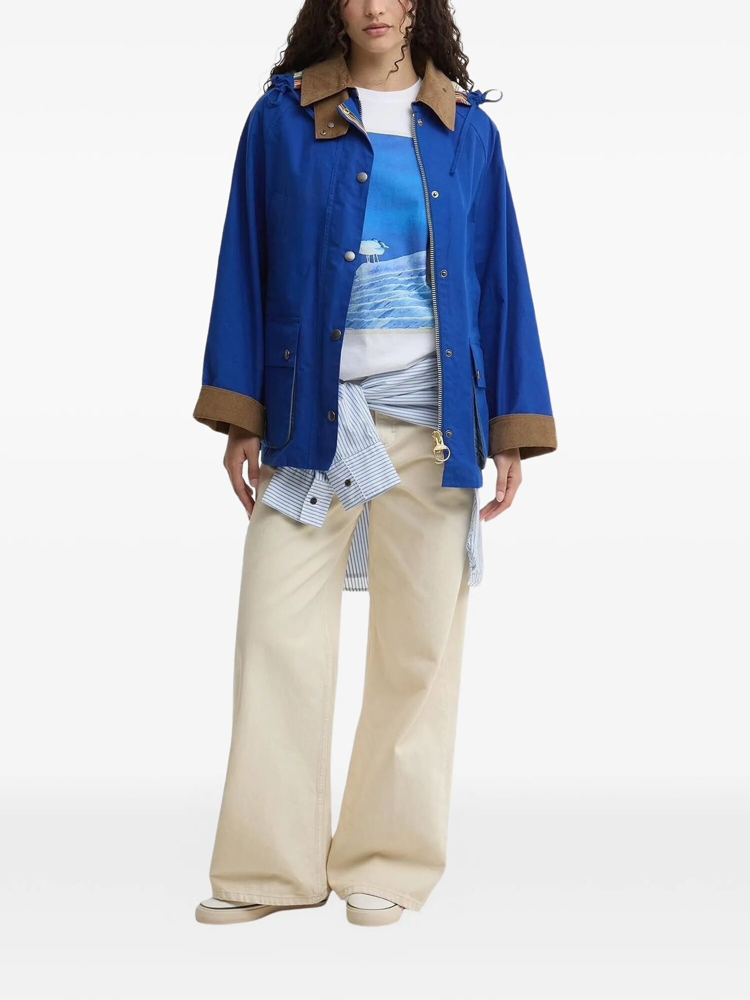 Куртка Barbour Paul Smith X, размер 10, синий — фото 1