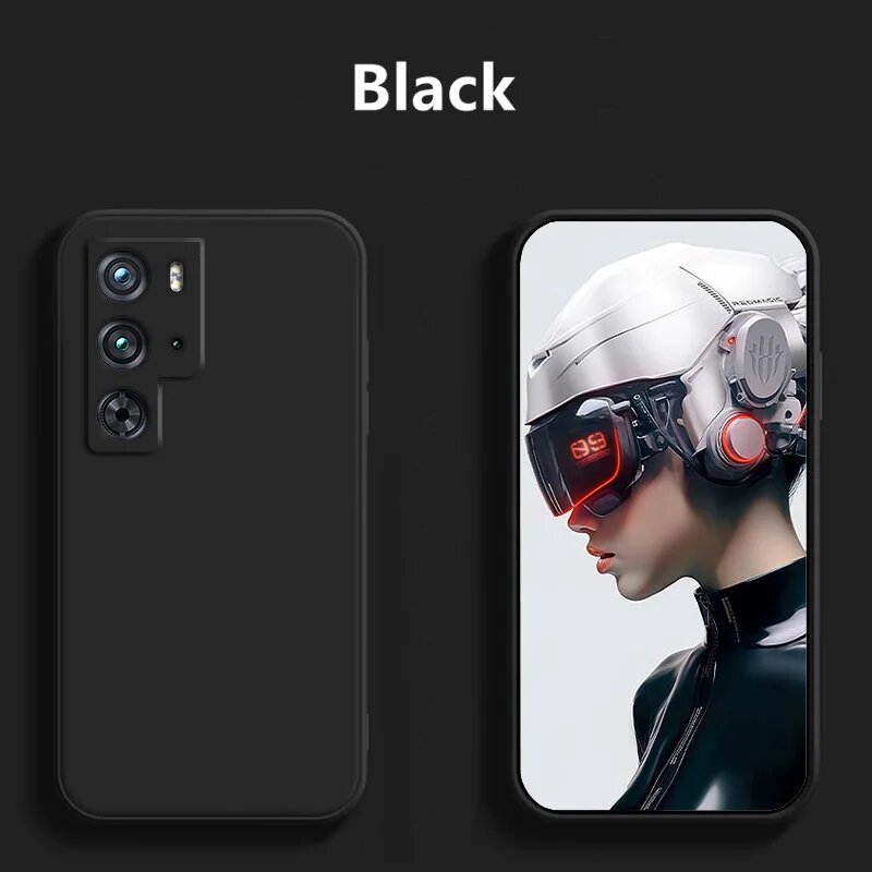 Чехол для RedMagic 9 Pro, чехол для RedMagic 9 Pro ZTE nubia RedMagic 9 Pro, Черный, черный