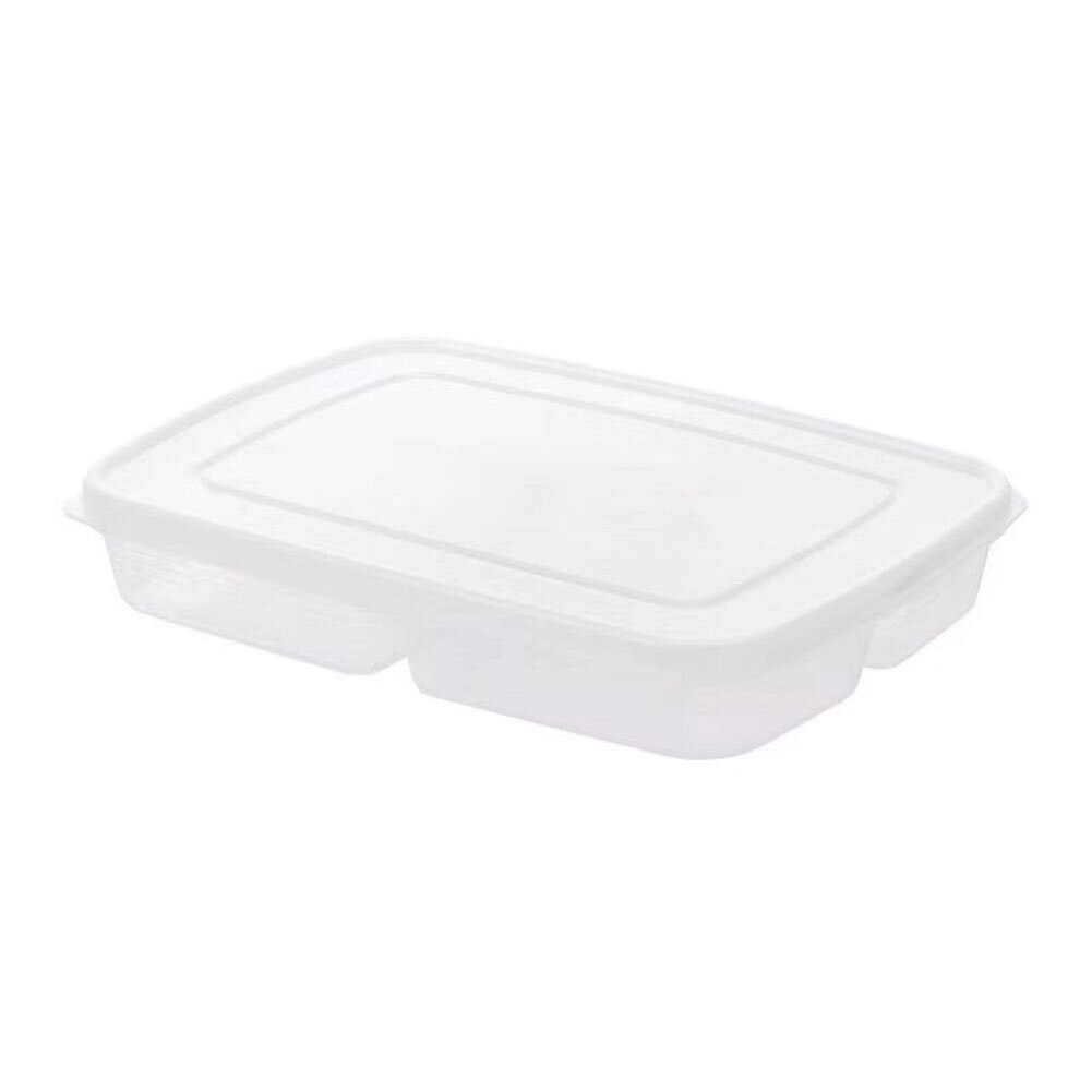 Контейнер для хранения продуктов в холодильнике с 4 отделениями, прозрачный, ПП+ПЭ, 20 C