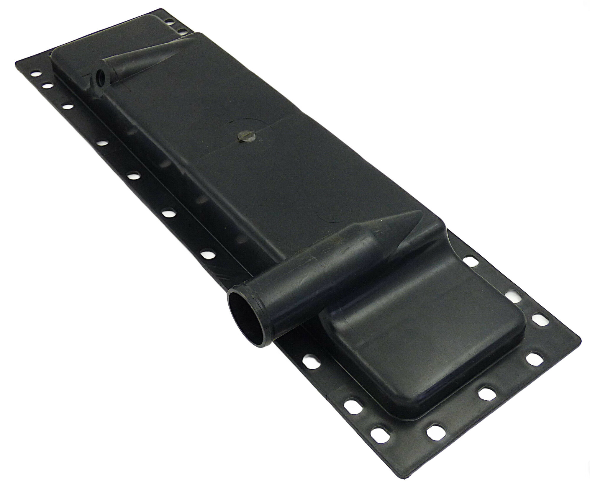 Бак радиатора нижний (пластик) 70У-1301075, для двигателя Д-240, для колесных тракторов и экскаваторов марки МТЗ