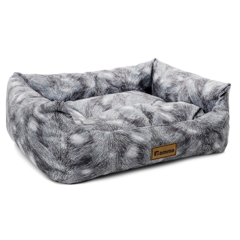 Лежанка для кошек и собак прямоугольная «Дымка» S, 42*40*15см, Gamma