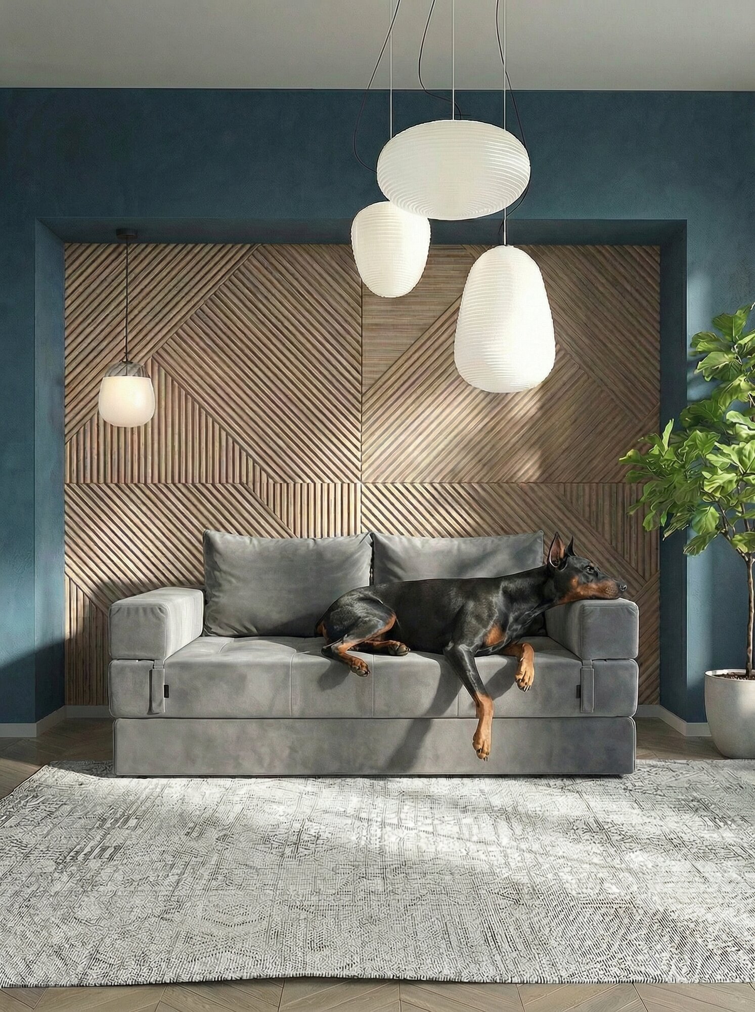 Бескаркасный диван 190 см Bubble Bag, диван в гостиную, диван кровать, двухместный, велюр