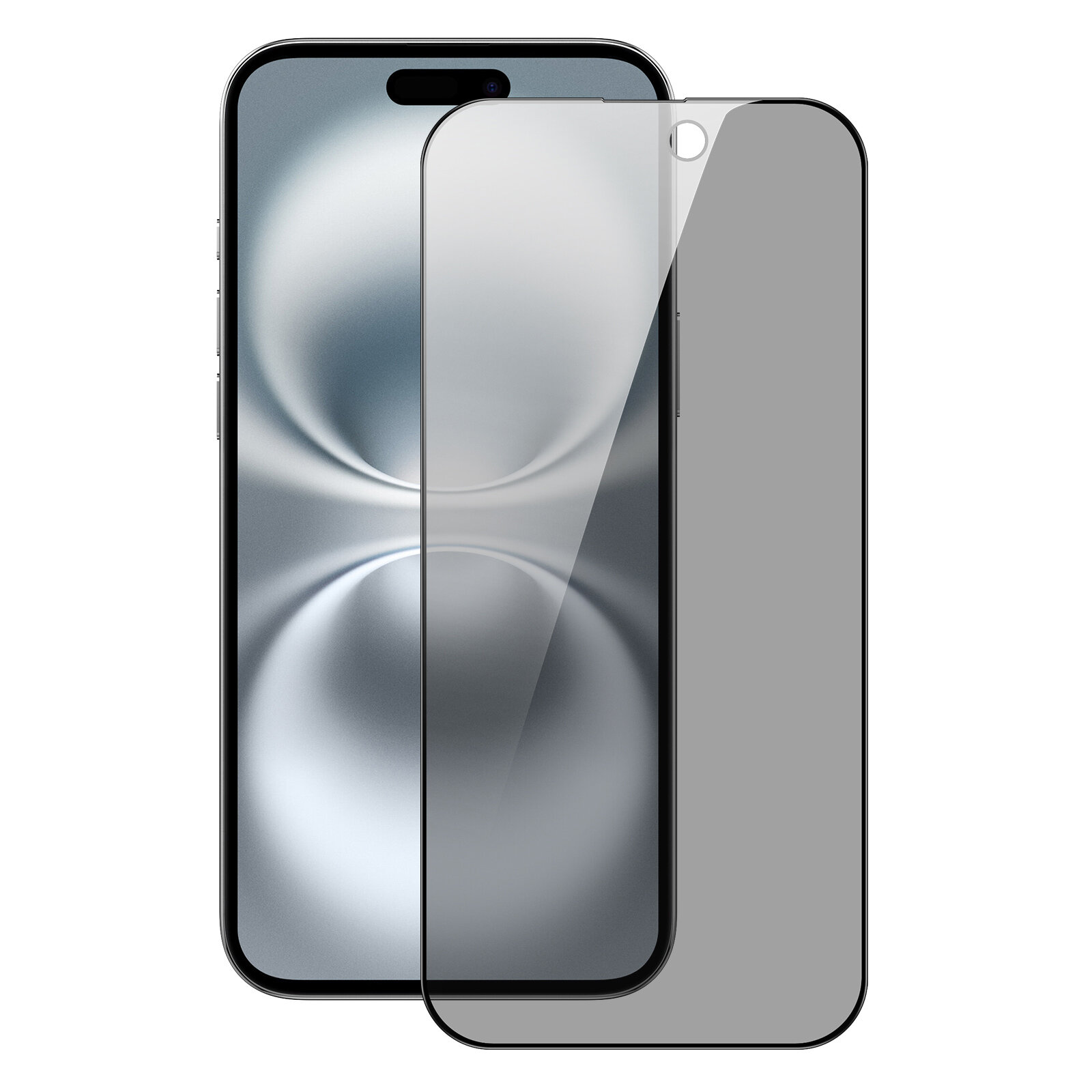 Стекло на экран "Антишпион" для смартфона iPhone 16 Plus, серия 2.5D Privacy Screen Protector от Dux Ducis