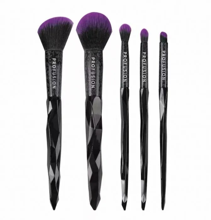 Profusion Cosmetics Готический стиль Кобрендовая косметика для Хэллоуина/набор кисточек для макияжа из 5 частей