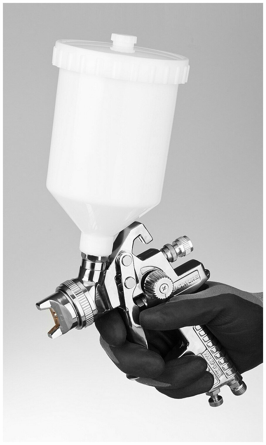 Краскопульт пневматический STAYER PRO AirPro 06477-1.4, HVLP, 195–340 л/мин